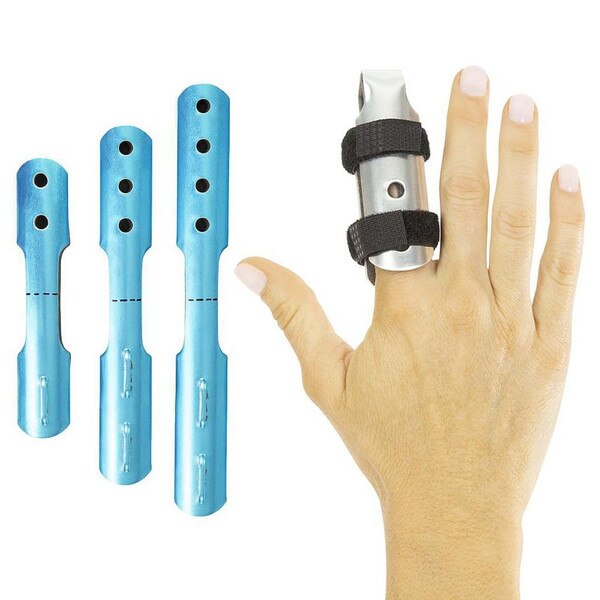 Aluminum Finger Splints, 3 Lengths, Fold Over Design W/Foam Padding, 3 ...