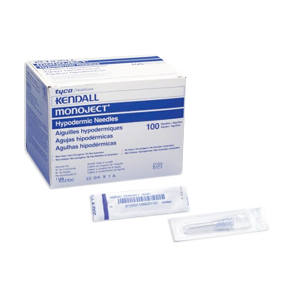 Monoject Hypodermic Needle, 25g x 1.5in., 100/box | Shopmedvet.com